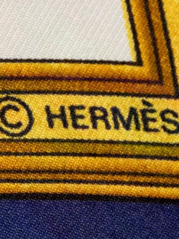 Hermès Les Tuileries Silk Scarf