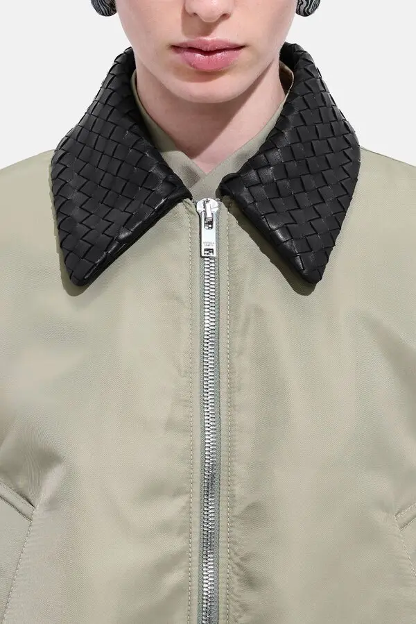 Bottega Veneta Satin Nylon Blouson - Multicolor