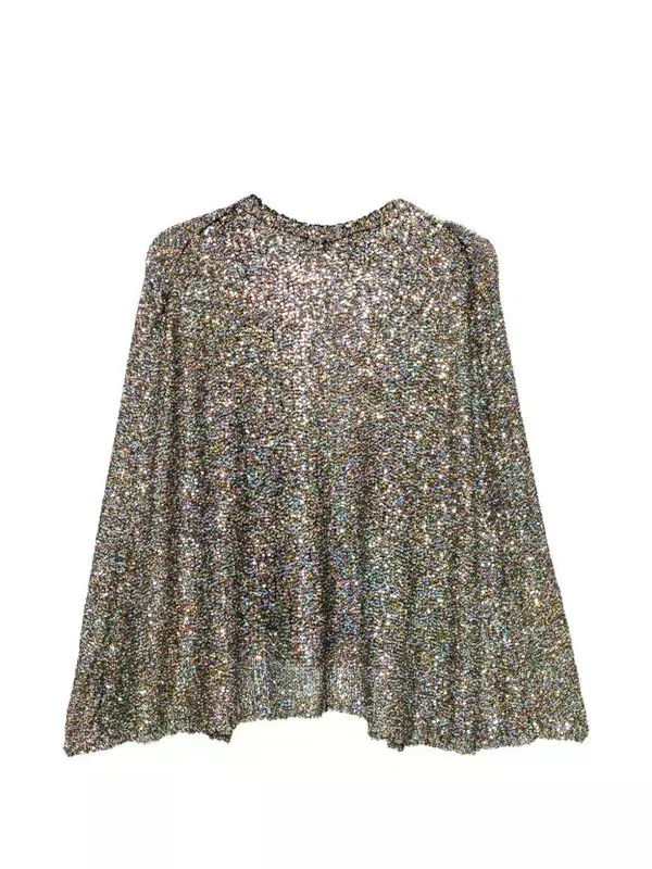 Alberta Ferretti Sequin-embellished Blouse