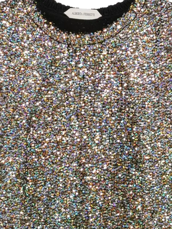 Alberta Ferretti Sequin-embellished Blouse