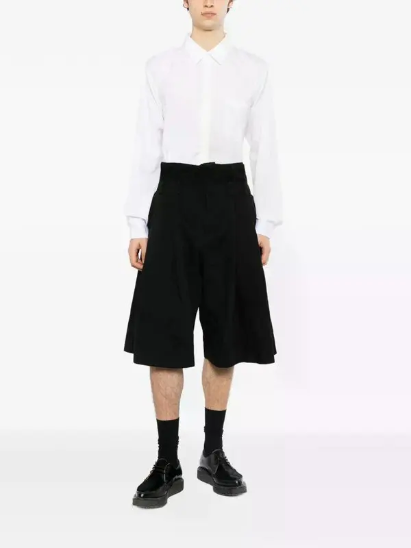 Comme Des Garçons Chest-pocket Long-sleeve Shirt - White