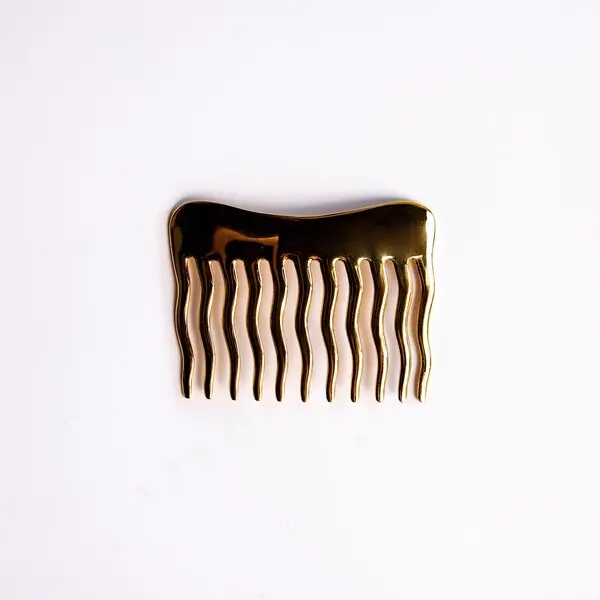 Deborah Pagani Marrow Hair Comb - Silver