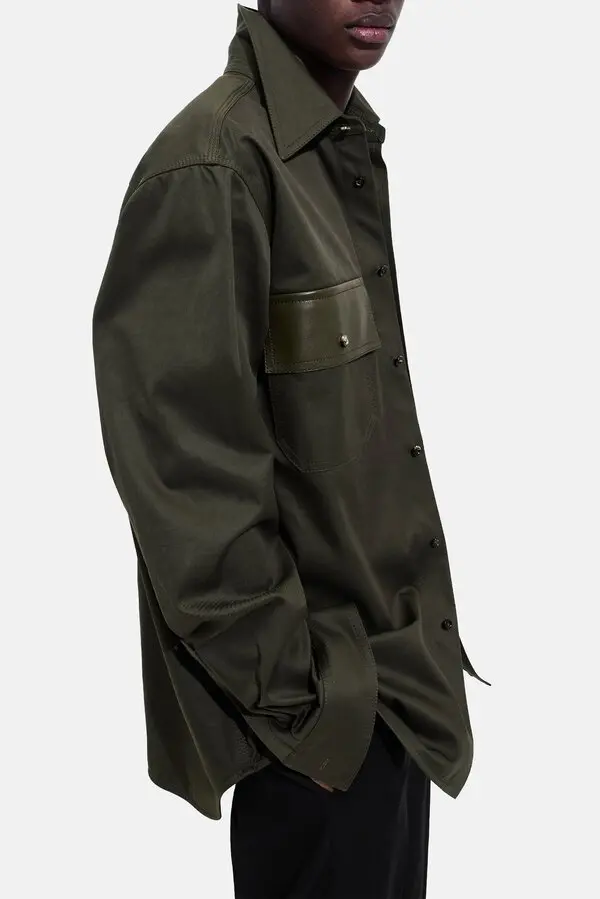 Bottega Veneta Cotton Gabardine Overshirt