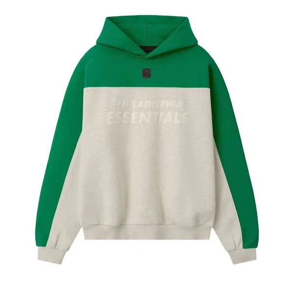 Fear Of God Eagles 90s Relaxed Hoodie 'marble Heather - Tan
