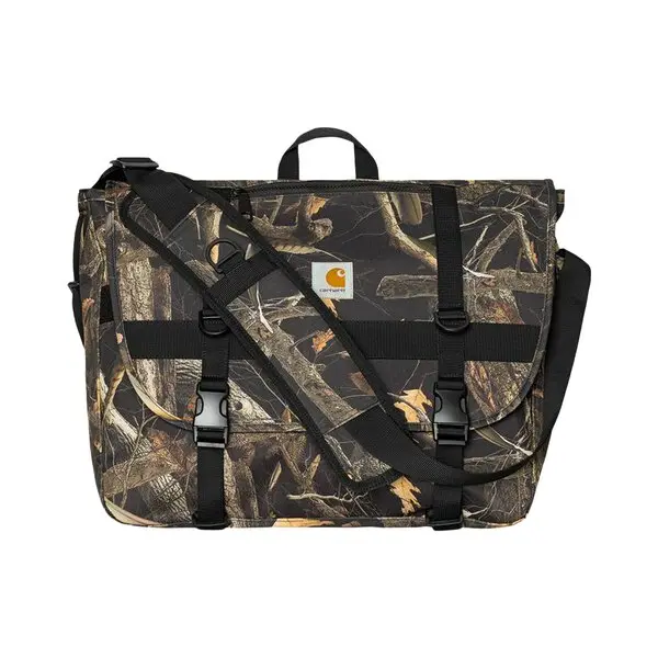 Carhartt Work In Progress Jake Messenger Bag 'camo Feather Tree Black - Multicolor