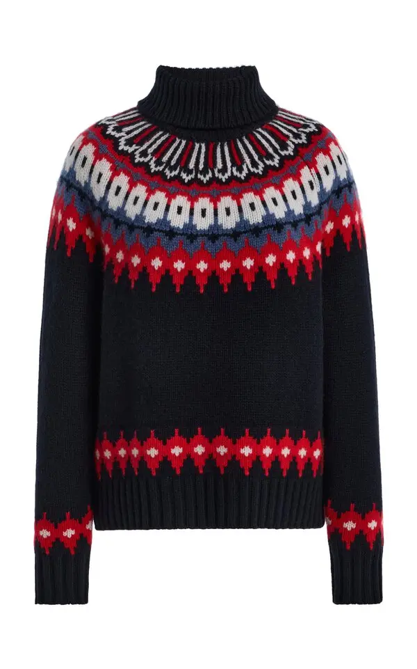 Bogner Ingrid Cashmere Fair Isle Sweater - Multi