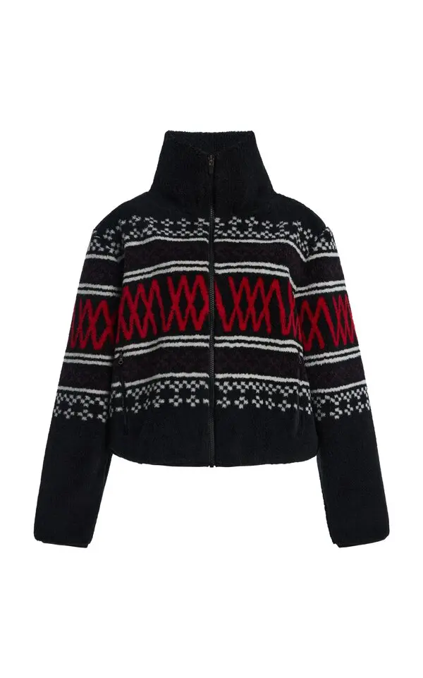 WE NORWEGIANS Setesdal Pile Wool-blend Jacket - Black