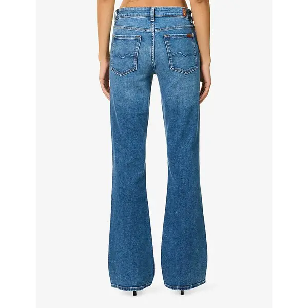 7 For All Mankind Low-rise Bootcut Denim Jeans
