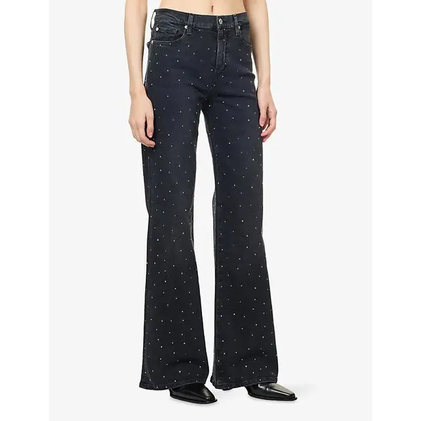 7 For All Mankind Modern Dojo Flared-leg Denim Jeans