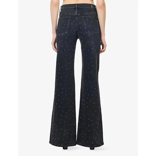 7 For All Mankind Modern Dojo Flared-leg Denim Jeans