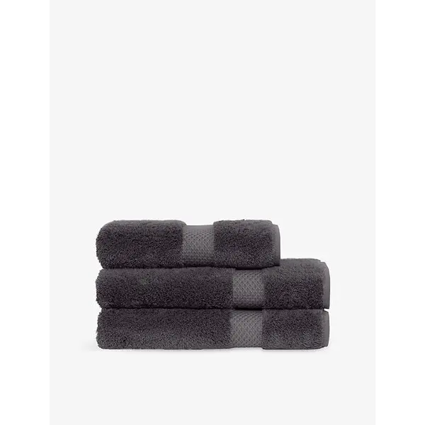 YVES DELORME Etoile Cotton And Modal Towel - Ardoise