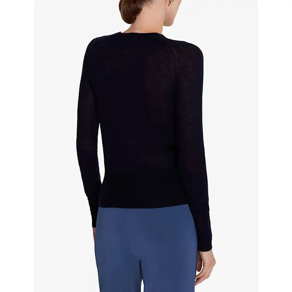 JOSEPH Geras Long-sleeved Cashmere Top