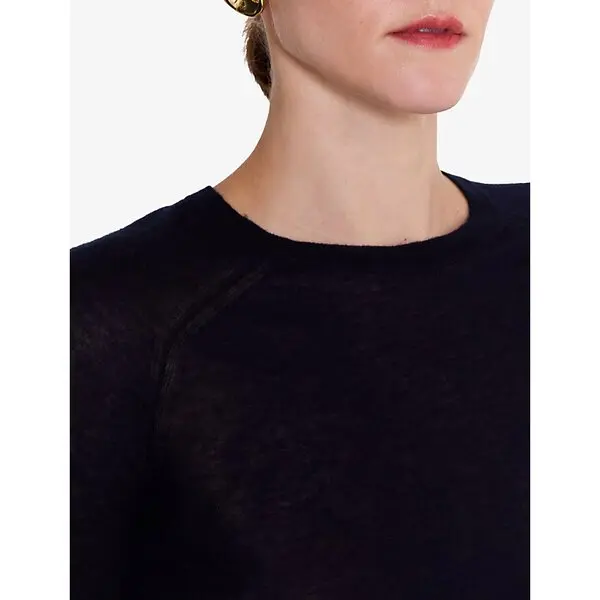 JOSEPH Geras Long-sleeved Cashmere Top