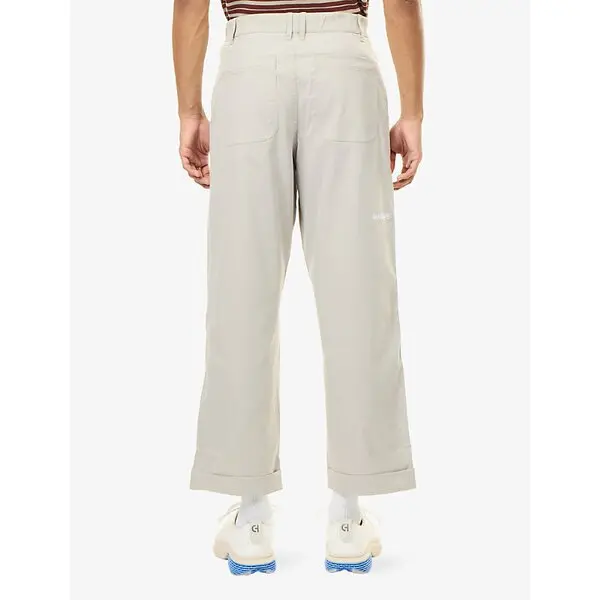 MANORS Stableford Straight-leg Turn-up Woven Trousers