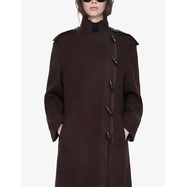 ALLSAINTS Ellis Stand-collar Wool Coat