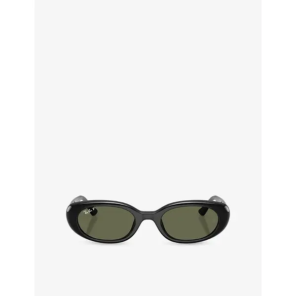 Ray-ban Rb4441d Pillow-frame Acetate Sunglasses - Black
