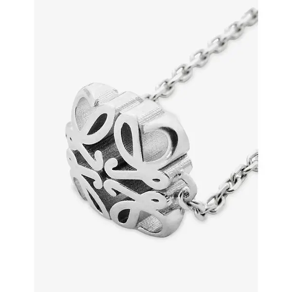 Loewe Anagram Bombé Sterling Necklace