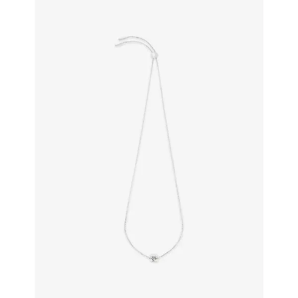 Loewe Anagram Bombé Sterling Necklace