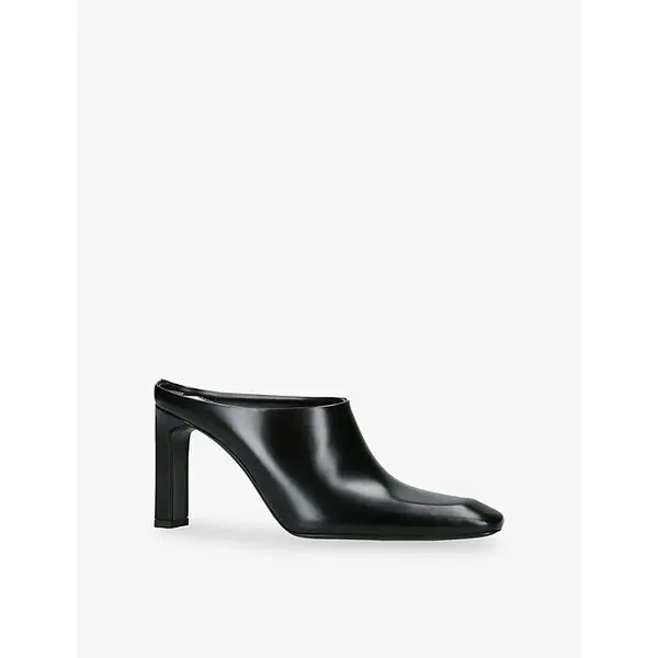 TOTEME Bar Leather Heeled Mules