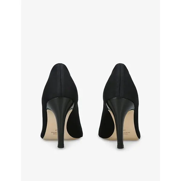 TOTEME Sculptural Faux-suede Heeled Pumps