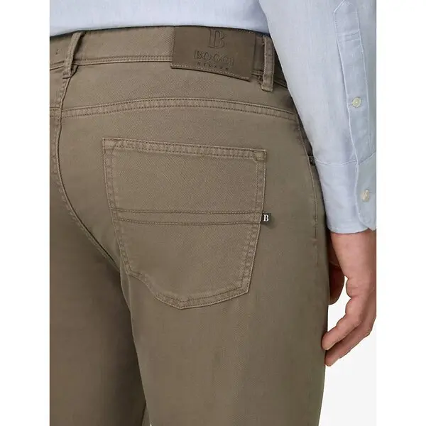 Boggi Milano Slim-fit Stretch-cotton Jeans