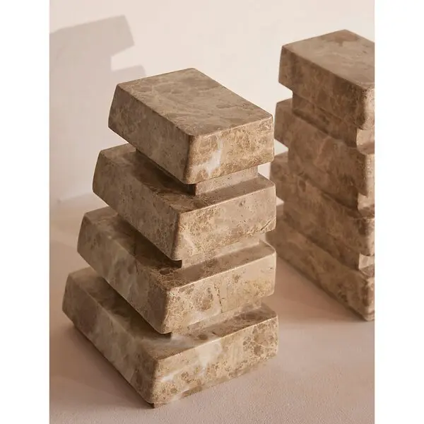 SOHO HOME Alderman Marble Bookends