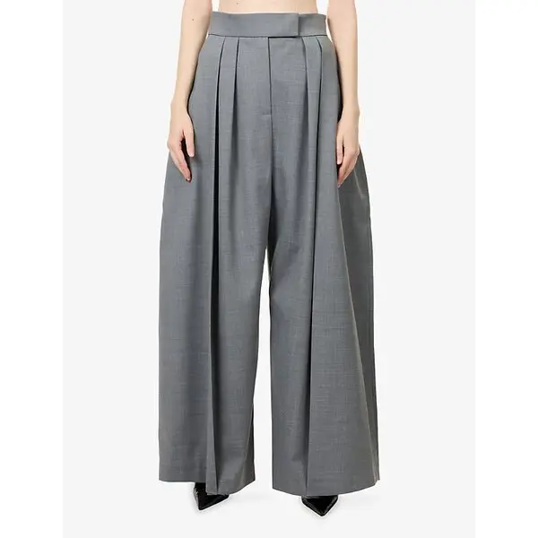 A.W.A.K.E. Mode Rounded Tailored Woven Trousers