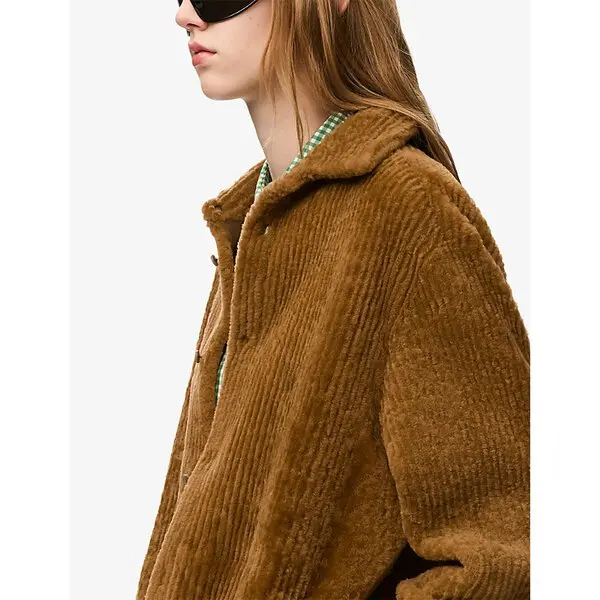 Loewe Ribbed Relaxed-fit Shearling-corduroy Overshirt