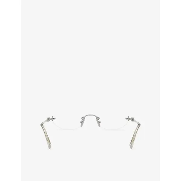 Miu Miu Mu 53wv Oval-frame Optical Glasses