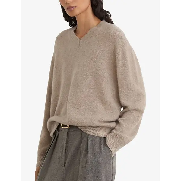 REISS Jenna V-neck Cashmere Jumper