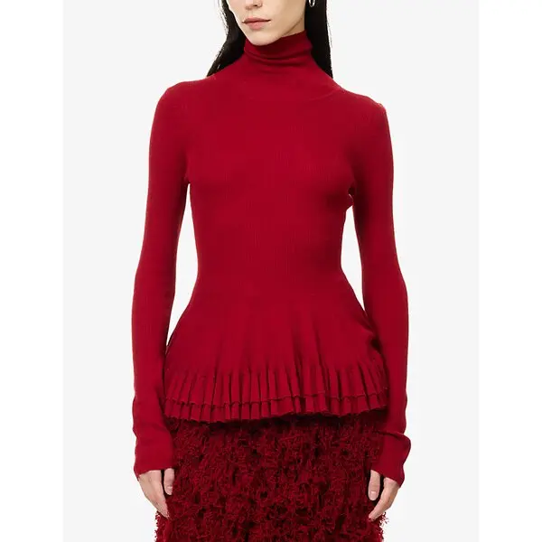 ASHLYN Merritt Turtleneck Wool-blend Jumper