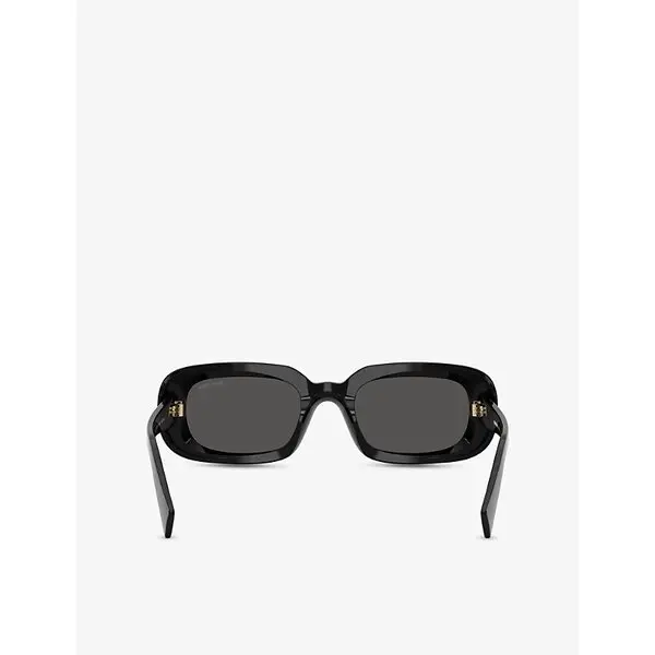 Miu Miu Mu B13s Rectangle-frame Acetate Sunglasses