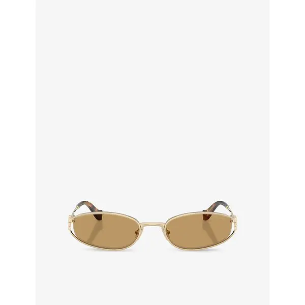 Miu Miu Mu C51s Irregular-frame Metal Sunglasses