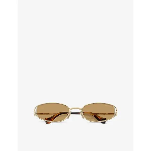 Miu Miu Mu C51s Irregular-frame Metal Sunglasses