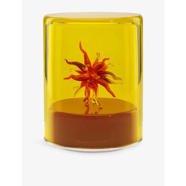 GREEN WOLF Sun Handblown Glass Cordless Murano Table Light - Multi