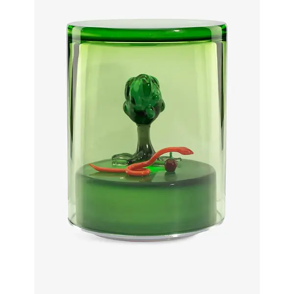 GREEN WOLF Eden Handblown Glass Cordless Murano Table Light - Multi