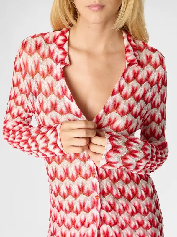Missoni Shirt In Viscose With Floral Pattern