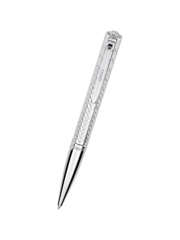 Versace Reve Textured Ballpoint Pen - Silver