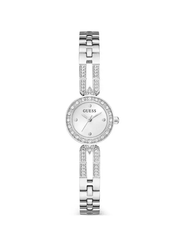 Guess Cassidy Crystal-embellished 23mm Watch - Silver