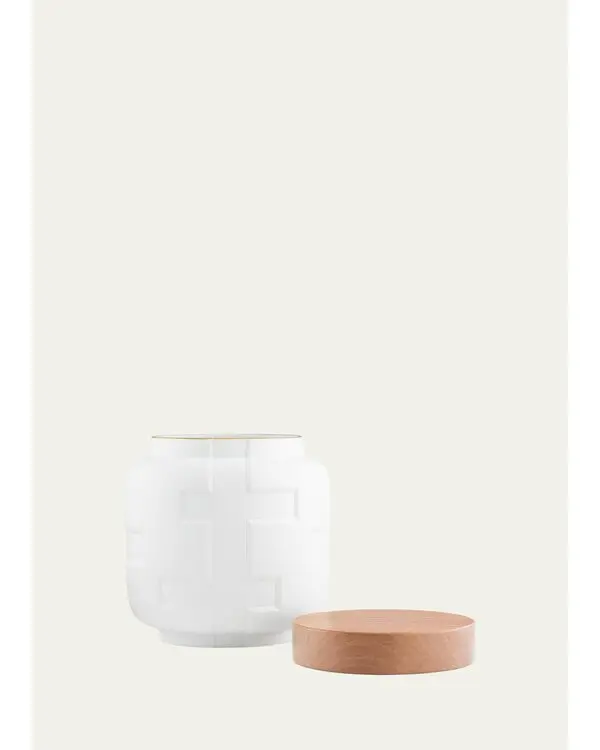 GINORI 1735 Officina Ultra Junction 7.9" Vase With Lid
