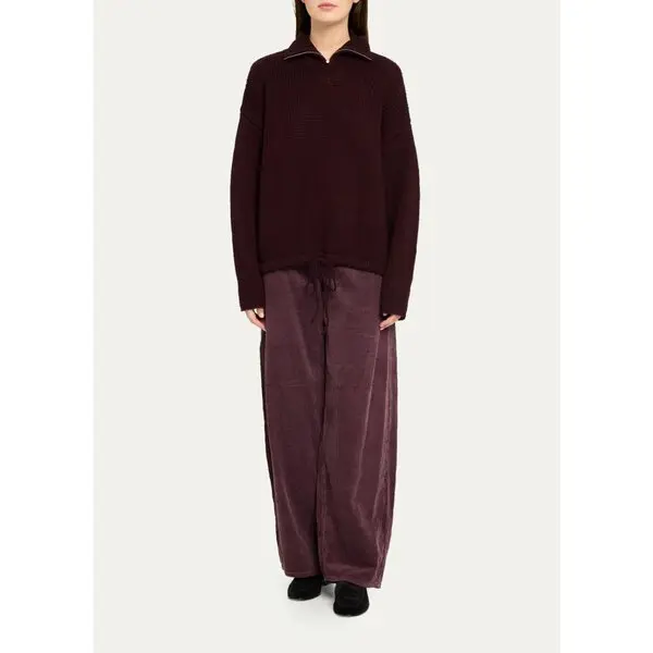 6397 Corduroy Wide-leg Pants