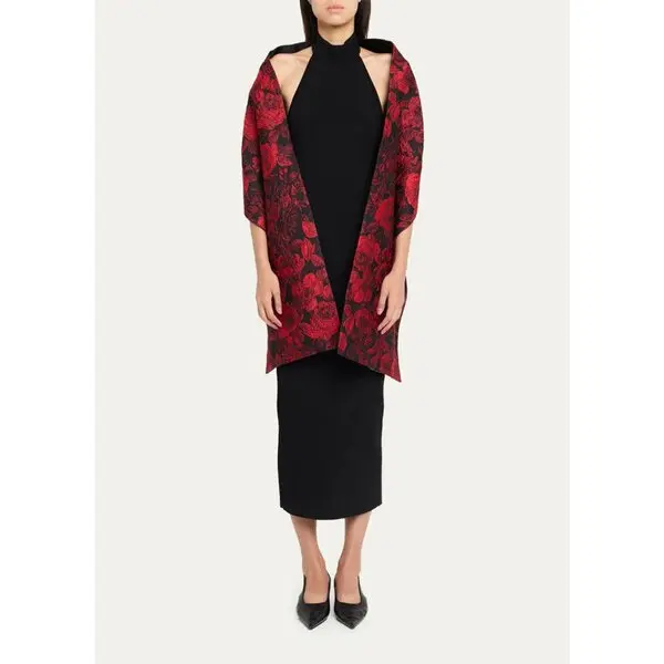 Michael Kors Rose Silk-blend Stole