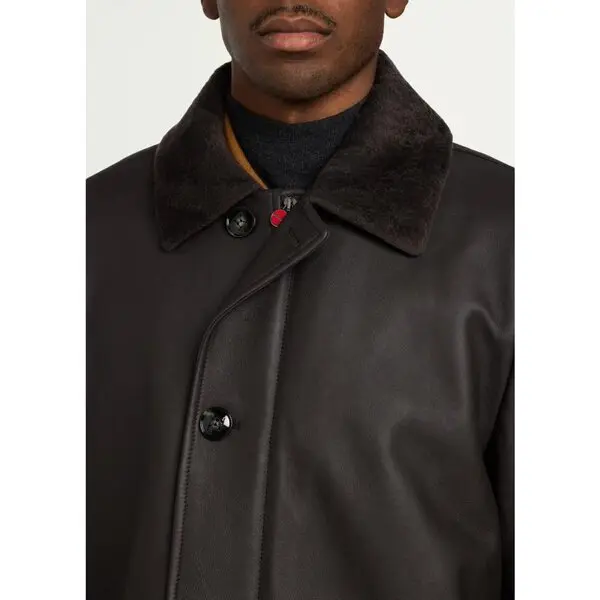 Kiton Shearling Mid-length Car Coat