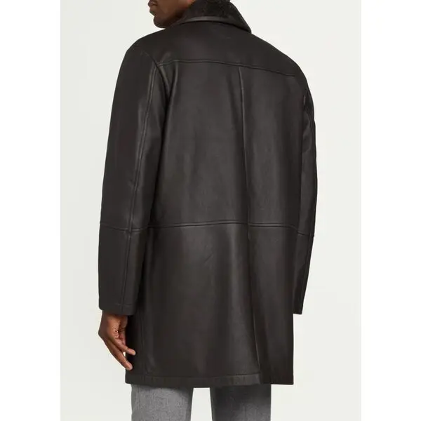 Kiton Shearling Mid-length Car Coat