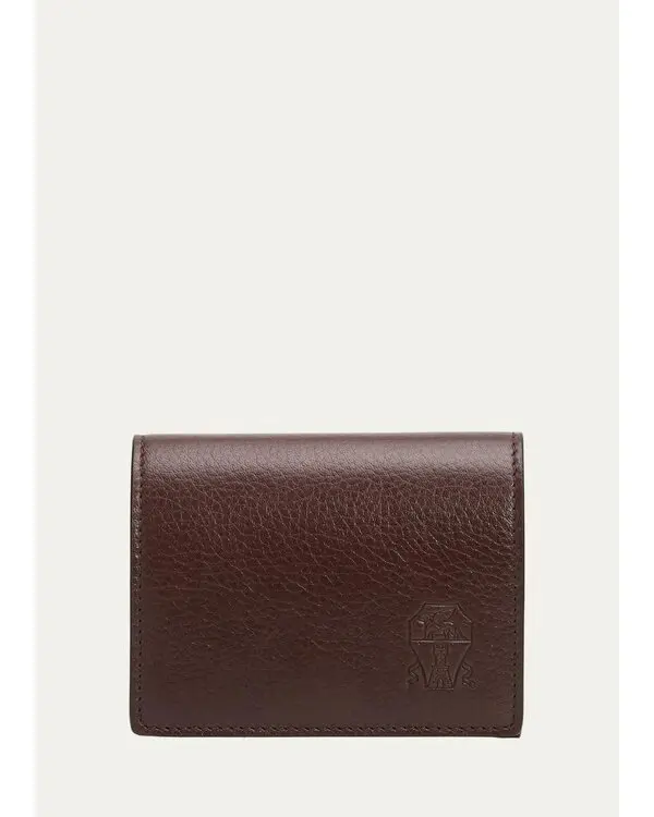 Brunello Cucinelli Leather Trifold Wallet