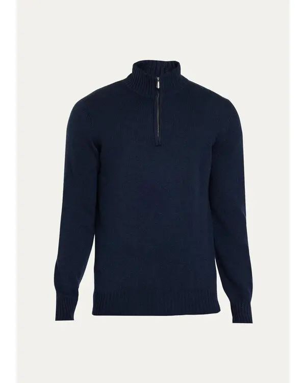 Cesare Attolini Cashmere Half-zip Sweater