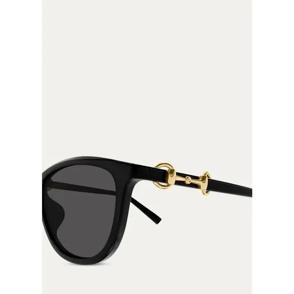 Gucci Generation Horsebit 56mm Round Sunglasses