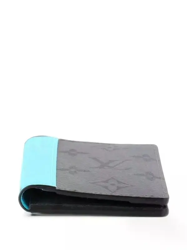 LOUIS VUITTON Pocket Organizer Monogram Eclipse And Leather Small Wallets