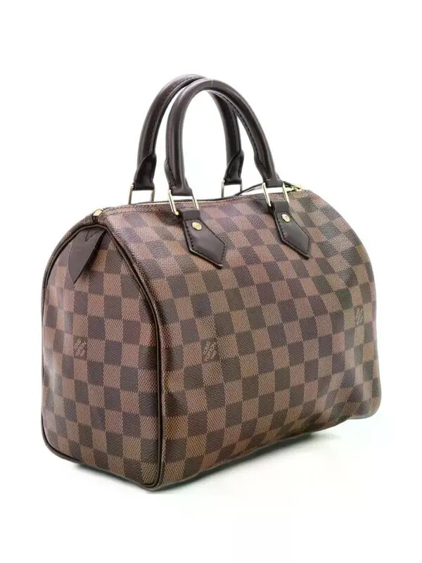 LOUIS VUITTON Speedy Handbag Damier 25 Satchel
