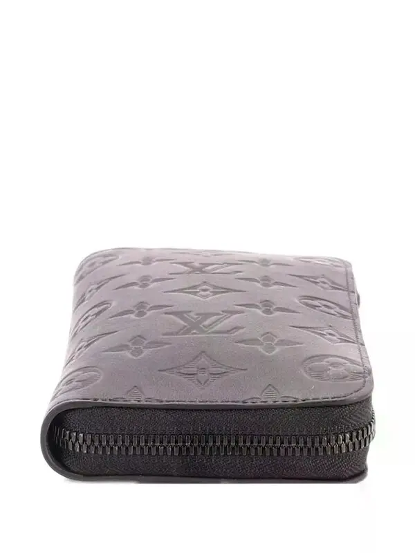 LOUIS VUITTON Zippy Wallet Monogram Shadow Leather Vertical Small Wallets